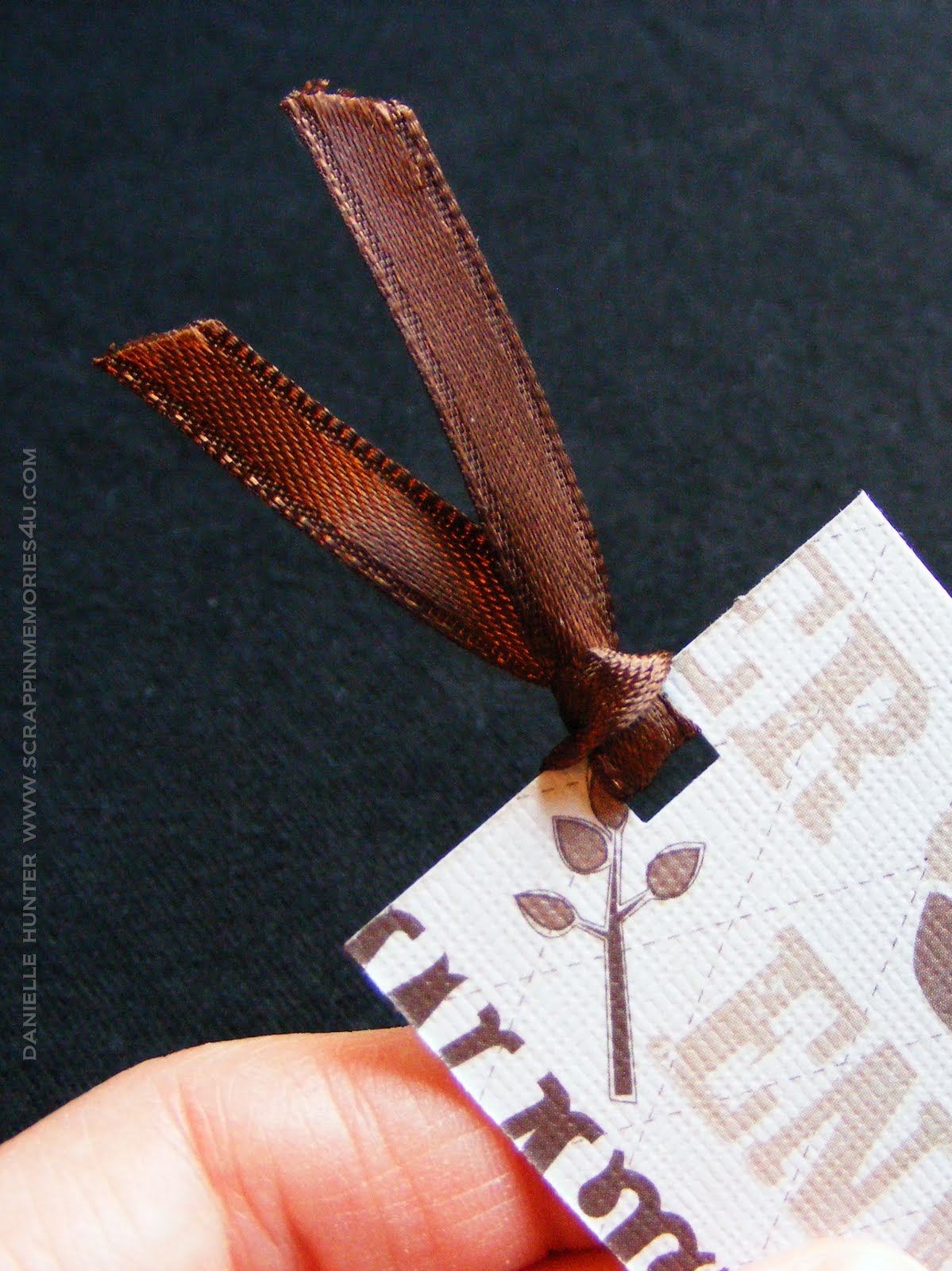 Snap & Scrap: How to make business card bookmarks using recycled ...