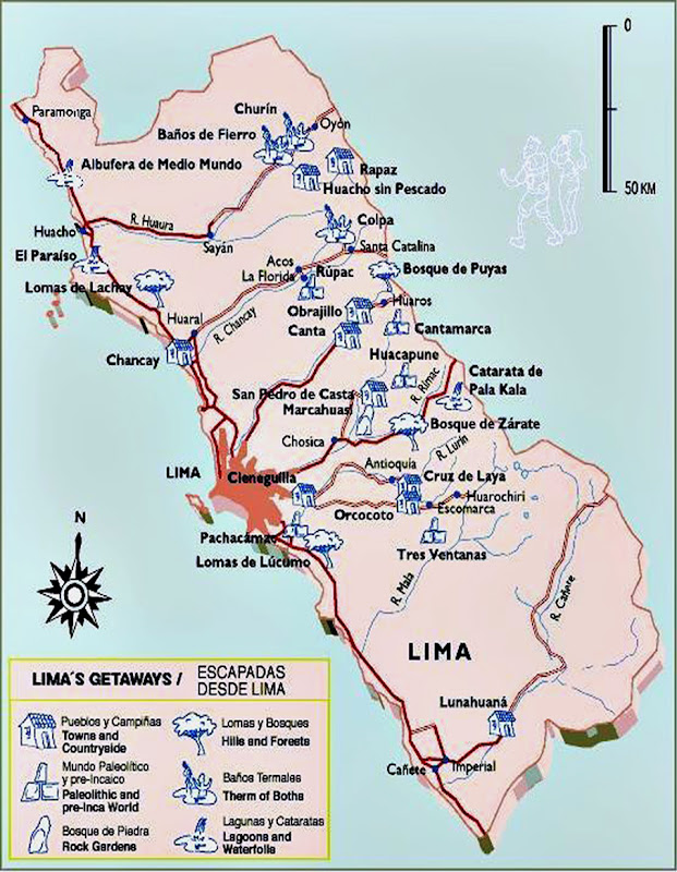 Tipos de Turismo en la Región Lima : Lugares Turísticos Región Lima