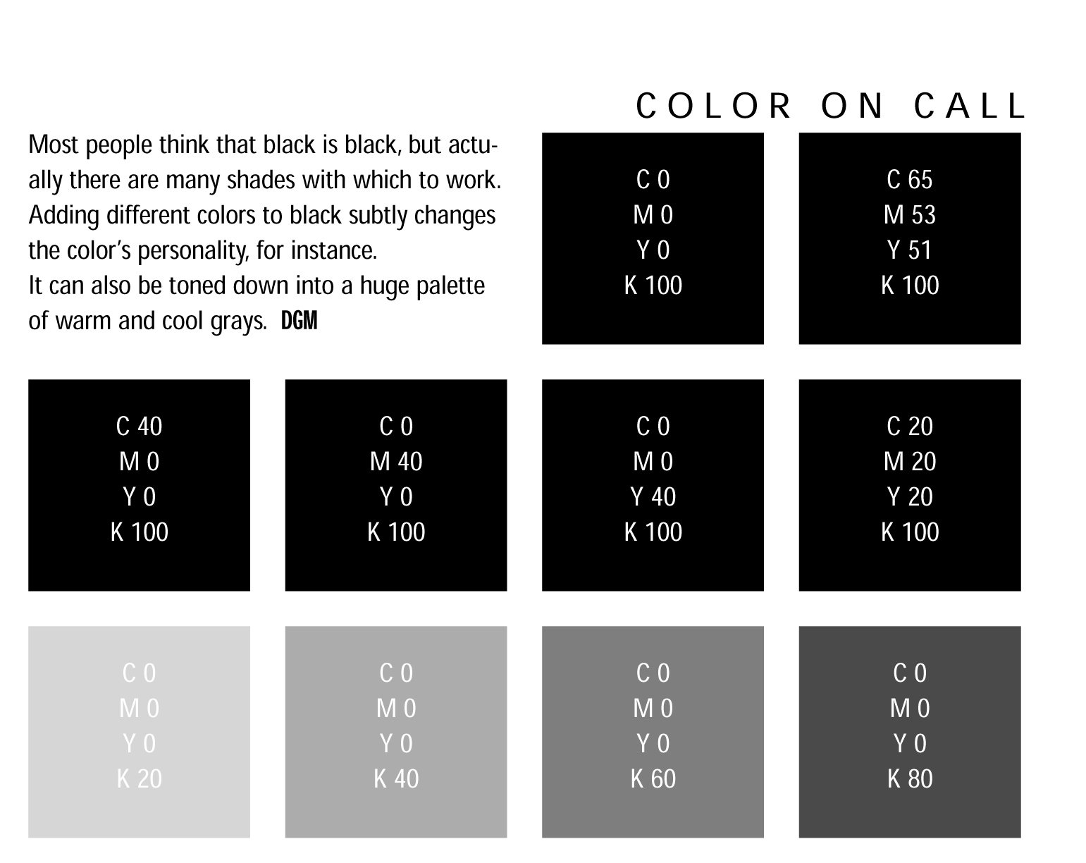 Design Context Rich Black