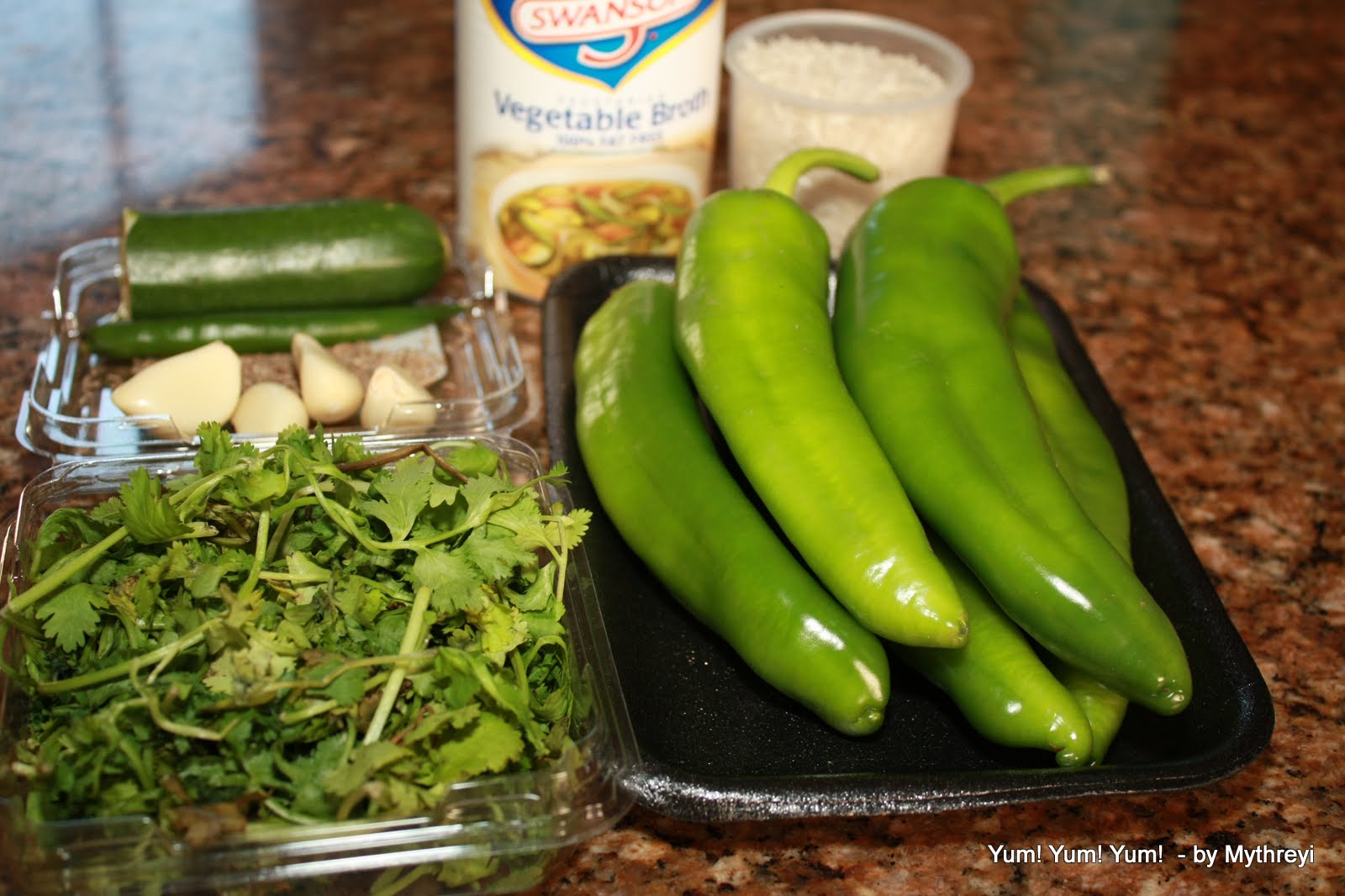 Yum! Yum! Yum!: Poblano Pepper Cilantro Rice