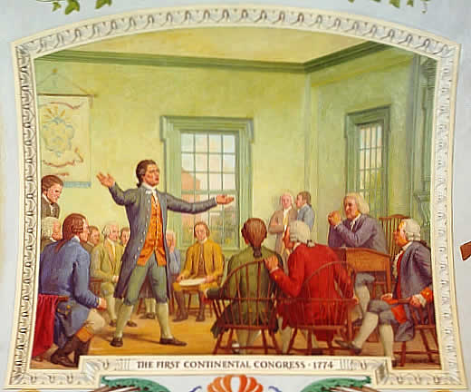 First continental congress - American revolution