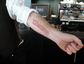 Nerd Tattoos: Bacon Tattoos - Bacon is good for me.