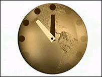 Dominicana en el mundo: Reloj del Apocalipsis Final