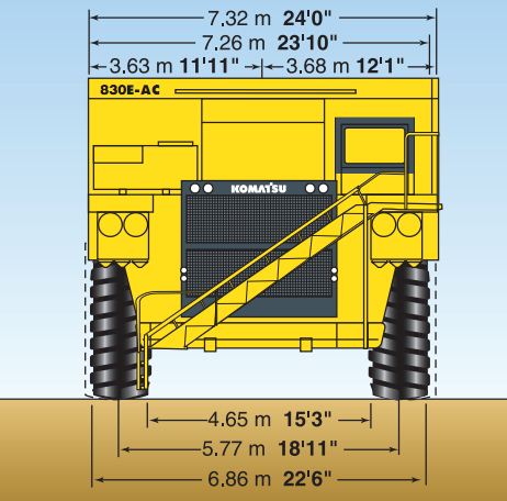 HAULPAK 830E AC KOMATSU SPECIFICATION