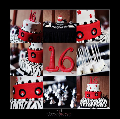 Sweet 16 Cake & Dessert Table