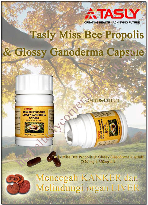 HERBAL TASLY CORNER: TASLY PROPOLIS & GLOSSY GANODERMA CAPSULE