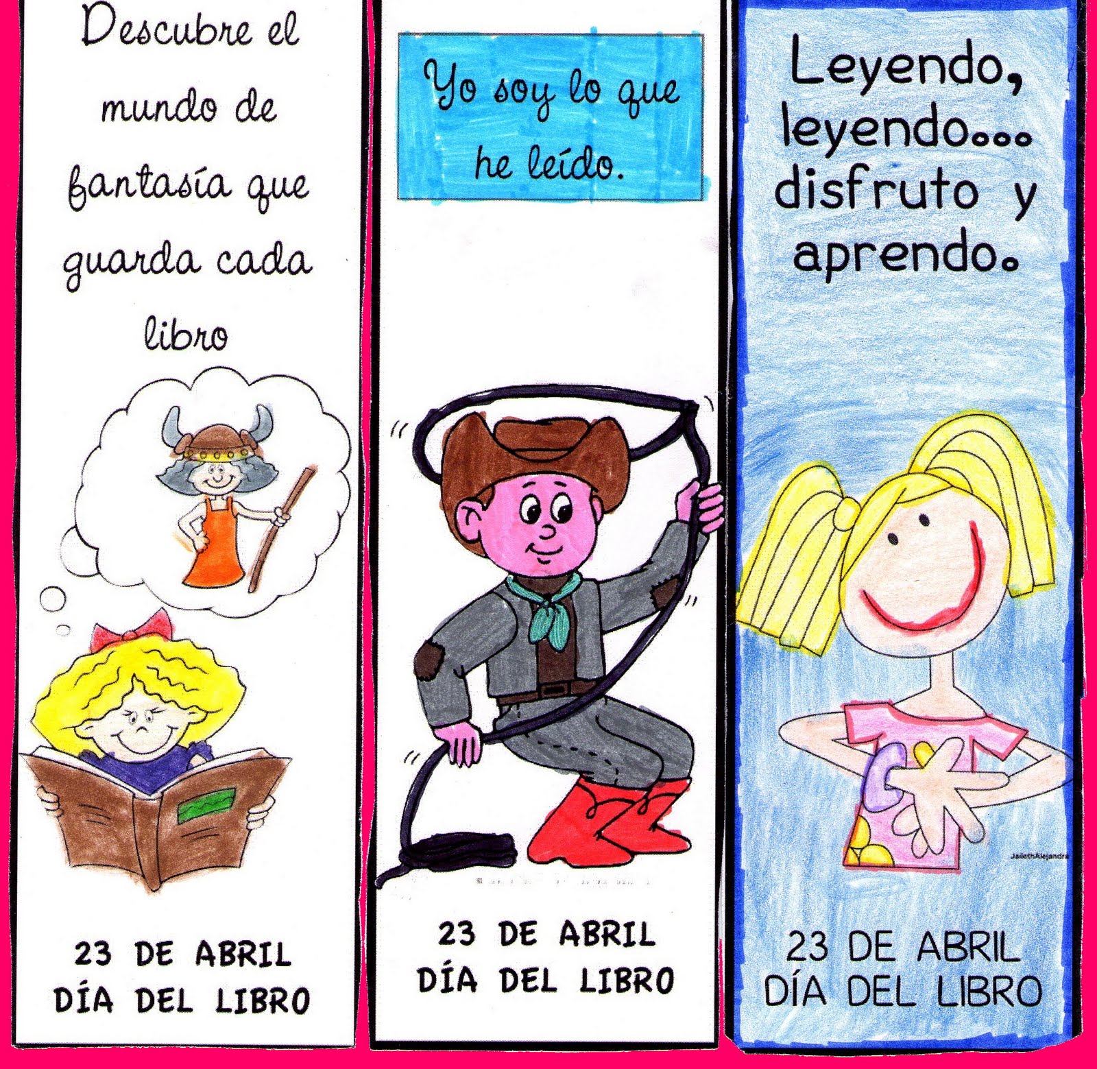 CEIP AMANECER: Marca-páginas para el Día del Libro