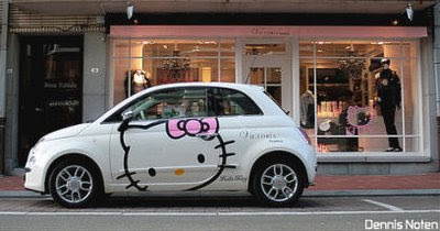 ニンテンドーDS改造コード: New Fiat 500 - Hello Kitty