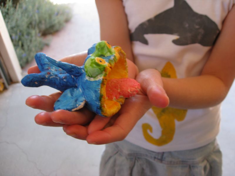 ART with Mrs. Smith: Clay Funny Fish....Bloop, blub, blub......