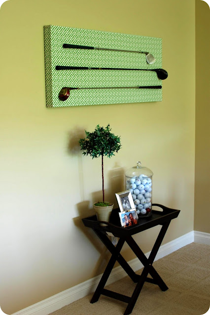 33 Shades of Green: Golf Club Wall Decor