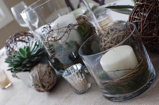 33 Shades of Green: Natural Elements Tablescape