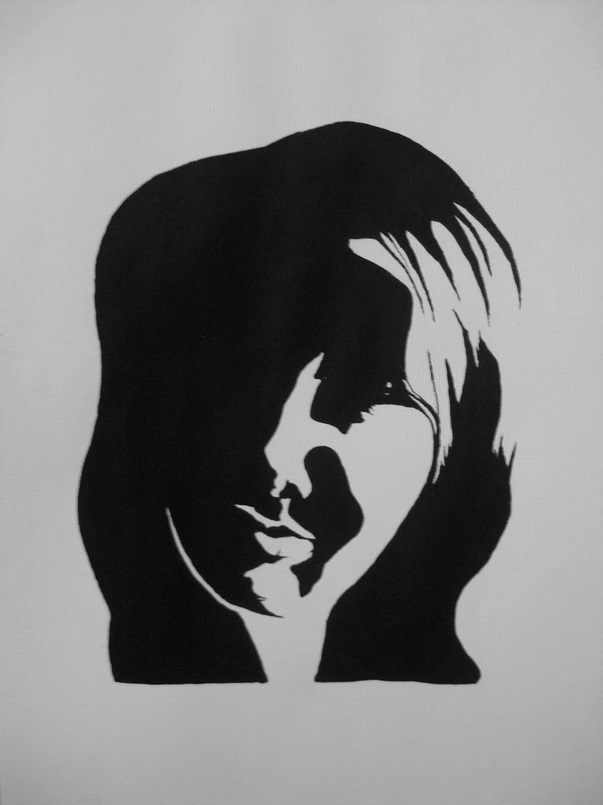 Surface Research Art by Annie: Shadow Self-Portraits.