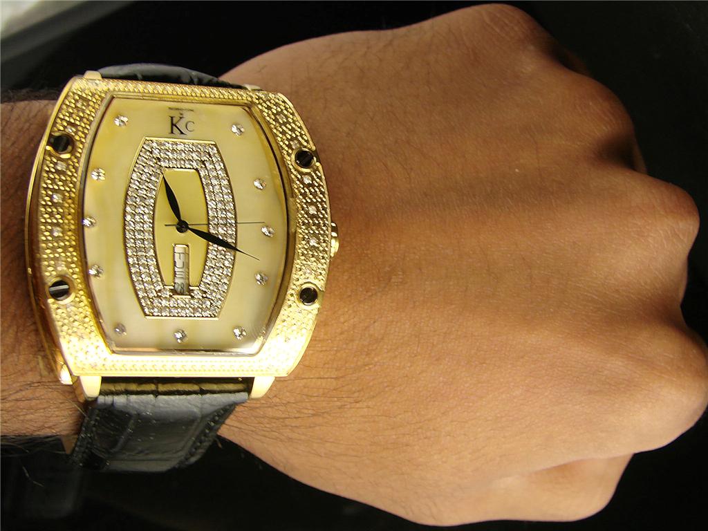 new_york_jewels: TECHNO COM KC/JOE RODEO JOJO GOLD DIAL DIAMOND WATCH