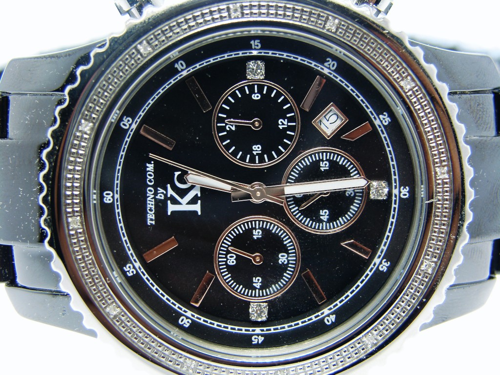 new_york_jewels: TECHNO COM KC JOJO AQUA MASTER CERAMIC DIAMOND WATCH