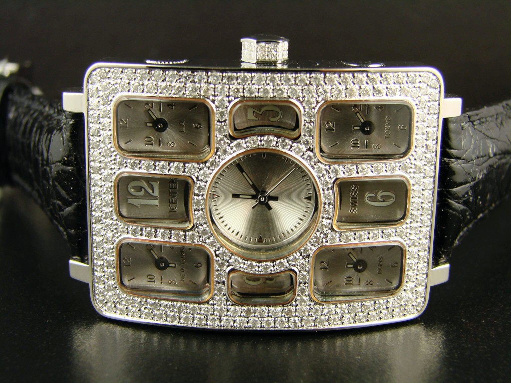 new_york_jewels: ICE TEK QUINTEMPO I /JOE RODEO/BENNY CO DIAMOND WATCH