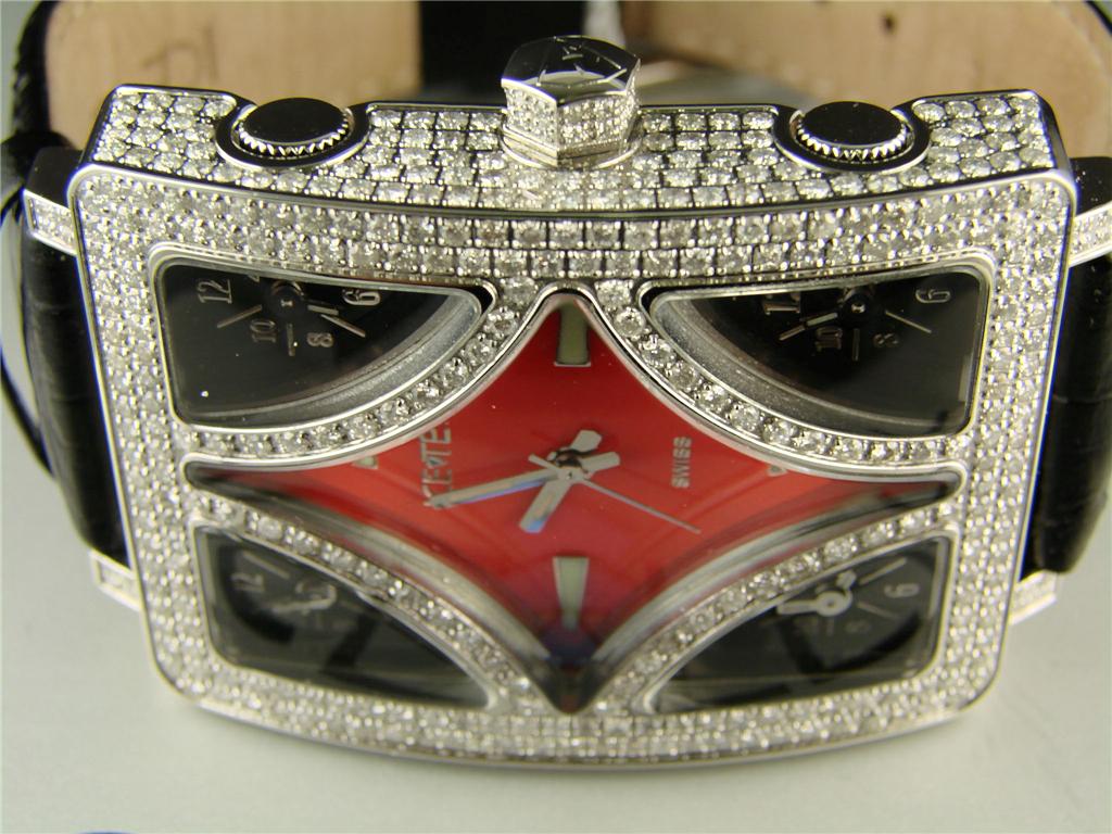 new_york_jewels: ICE TEK 7.0 CT QUINTEMPO II /JACOB BENNY DIAMOND WATCH