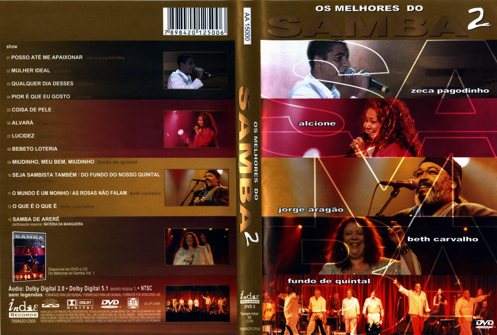 Capas Show Nacional: Os Melhores do Samba 2