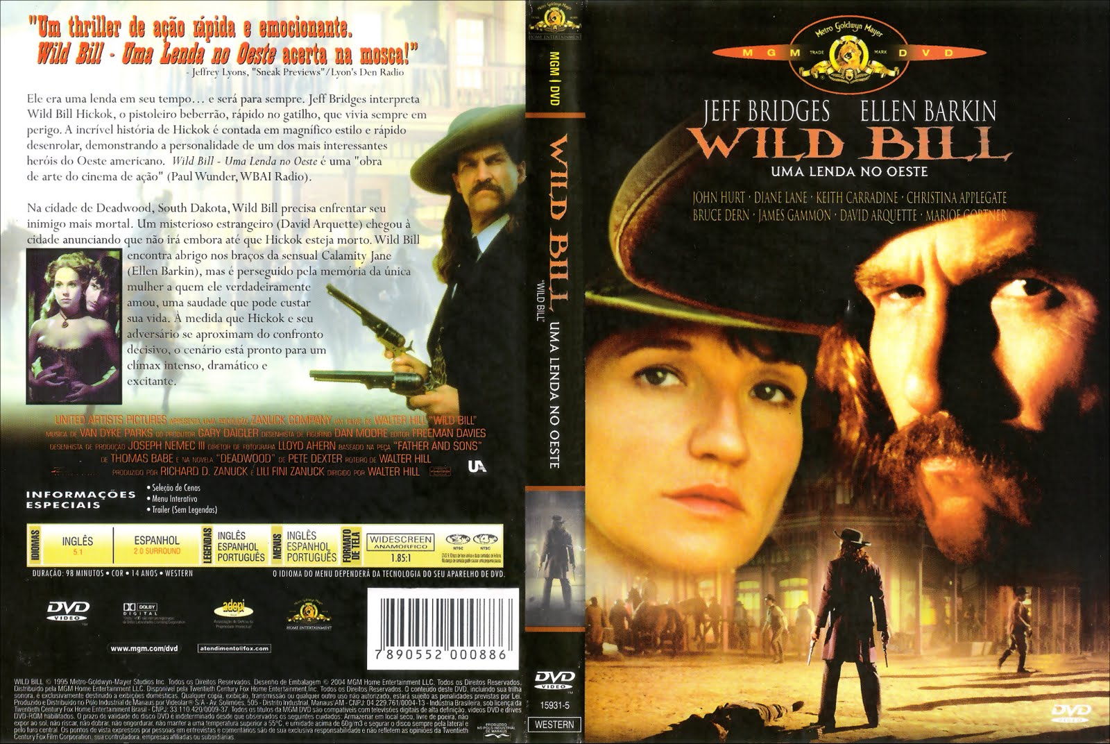Capas de Fimes de Faroeste: Wild Bill - Uma Lenda No Oeste