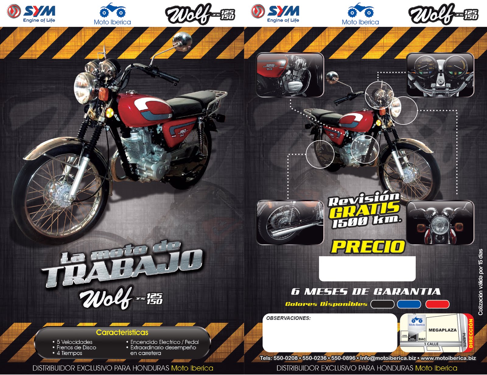 .:Graphic Design:.: MOTO IBERICA FLYER WOLF