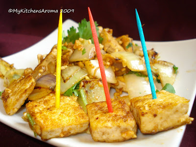 The Sizzling Pan: "Appetizers"- Thai Stir Fried Tofu