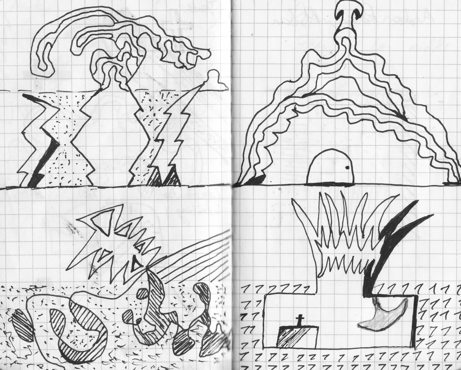 Christof's Arch Blog: Above and Below Ground Sketches