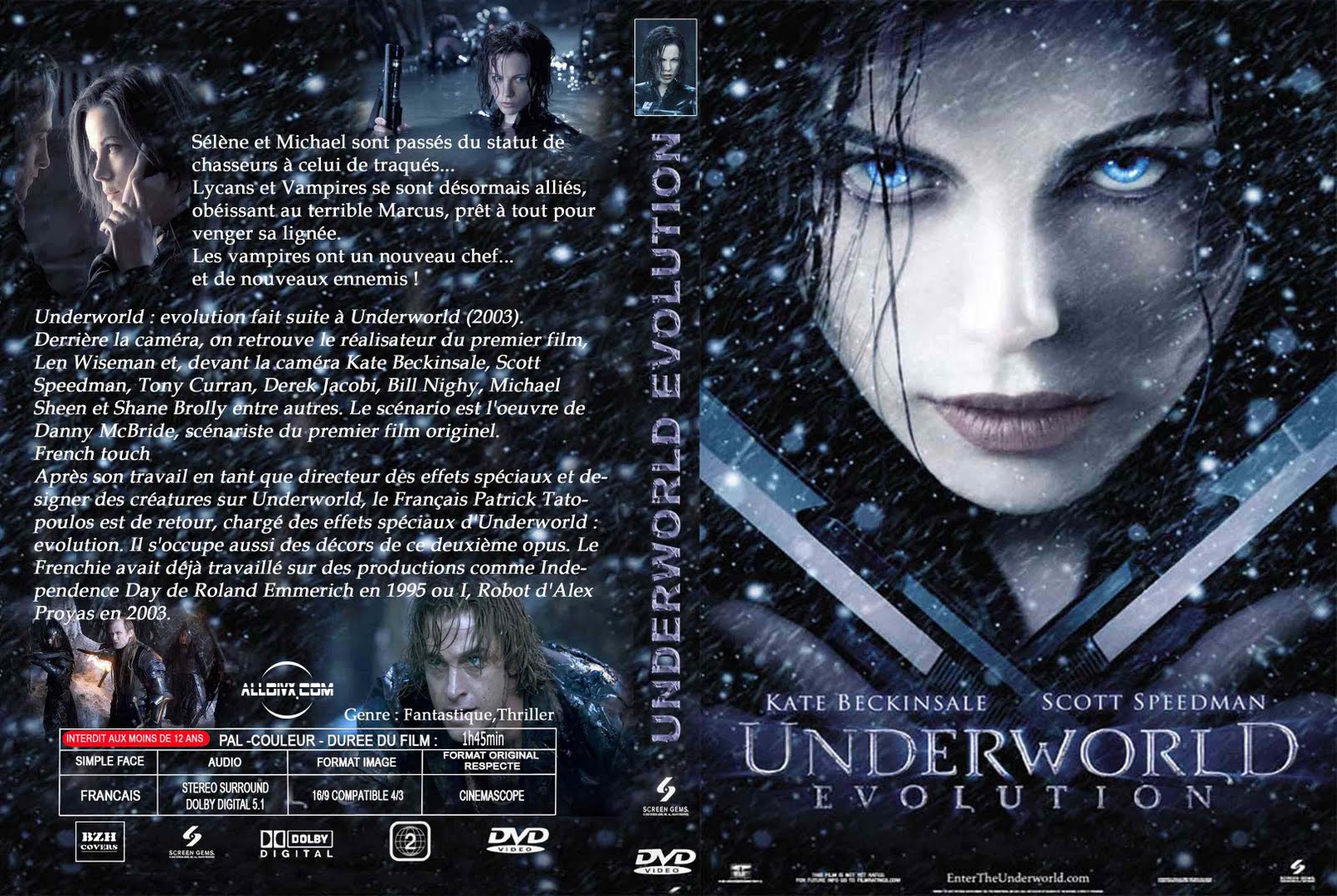 MA DVDTHEQUE DOM: UNDERWORLD 2 - evolution - 2006