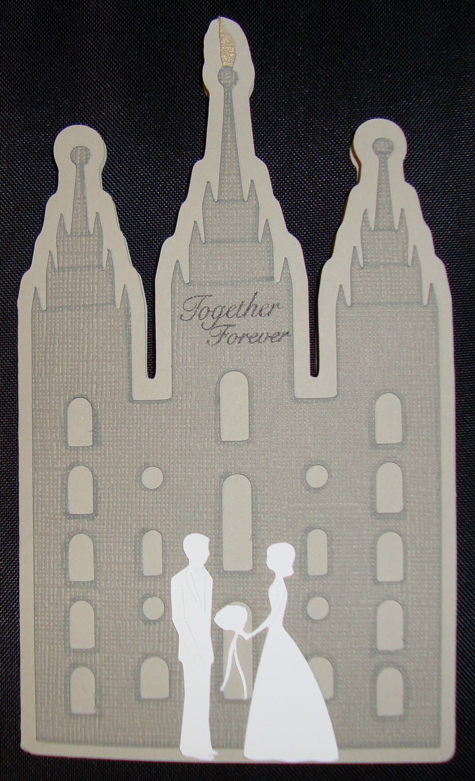 Glora's Crafts: Temple Wedding Card