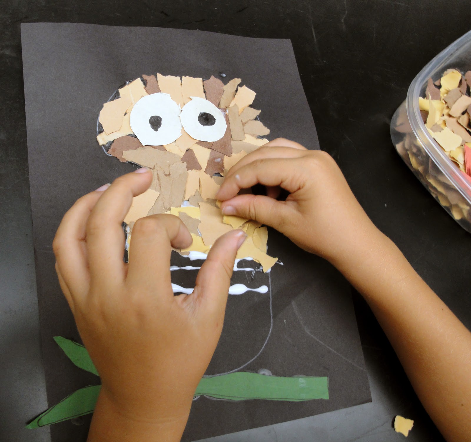 Kindergarten's Torn Paper Owl | Mrs. Hood's Art Room