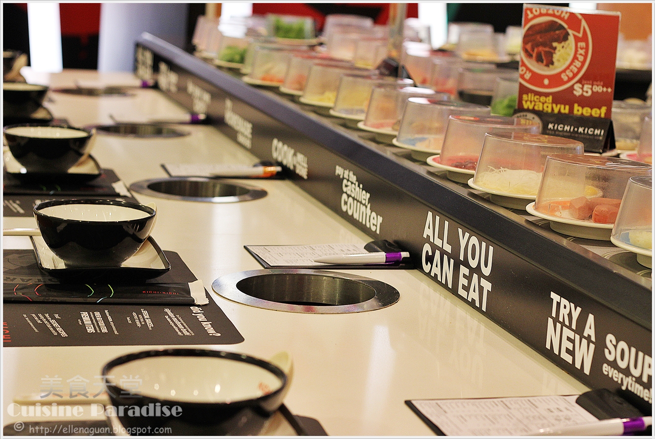 Cuisine Paradise | Eat, Shop And Travel: Kichi Kichi Express Rotary Hotpot