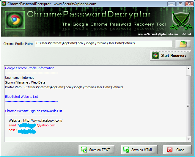 Mengintip Password Google Chrome dengan Chrome Password Decryptor ...