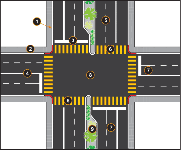 La Via Publica: Partes de la via publica