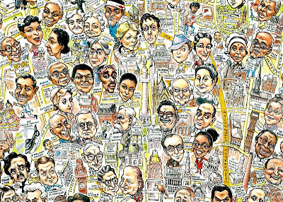 you are not lost you are here: ULTIMATE CARTOON MAP OF BALTIMORE