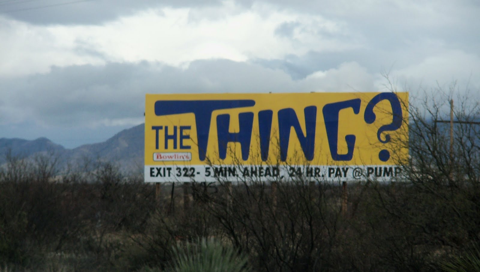 Mobile Kodgers: A NIGHT WITH THE 'THING' IN DRAGOON, AZ