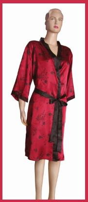 Red Satin Silk Sleepwear - Satin Nightwear ~ Ladies Fashion Style