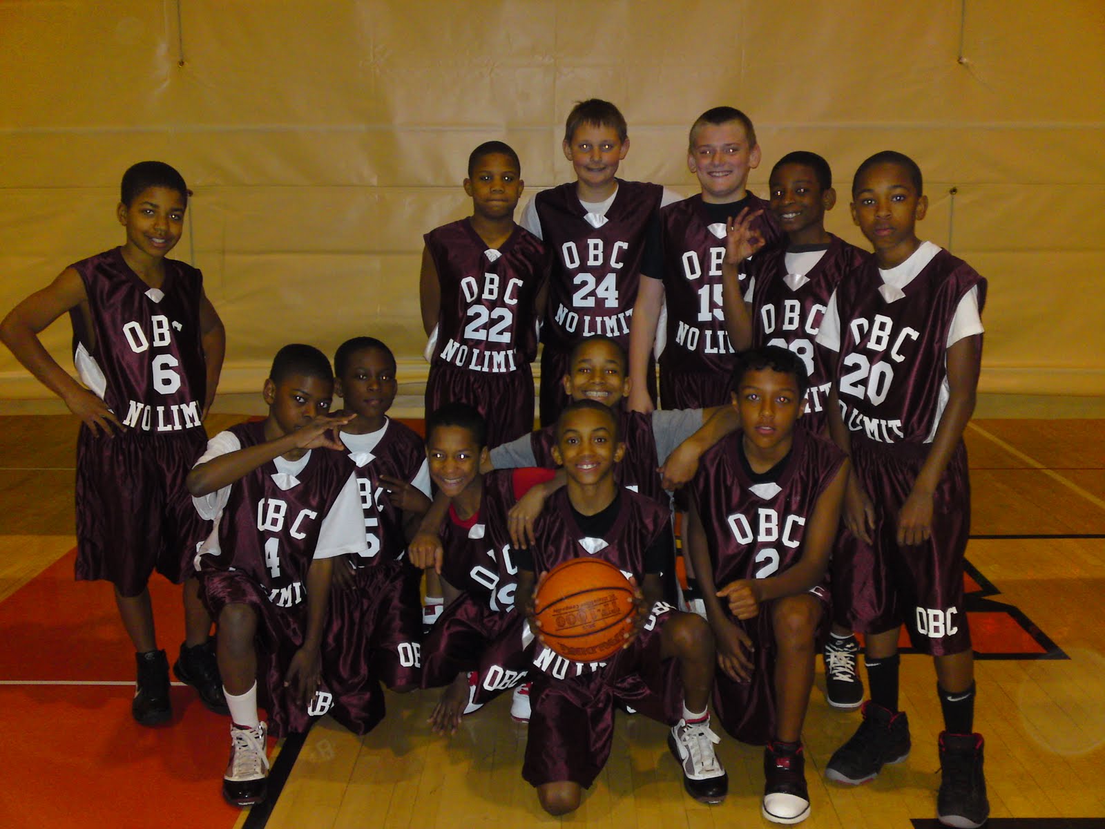 OBC/NO LIMIT BASKETBALL: 5th Grade Team Picture