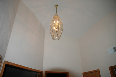 Adventures at the Tucson Round House: New hallway dome light fixture