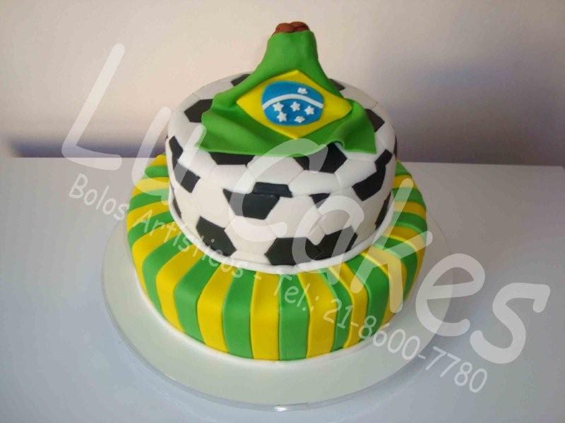 Lu Cakes - Bolos Artísticos: Bolo Brasil