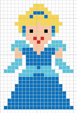 Cro Knit Inspired Creations By Luvs2knit: Cinderella Chart