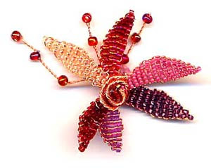 How to Make French and Victorian Beaded Wire Flowers Tutorials / The ...