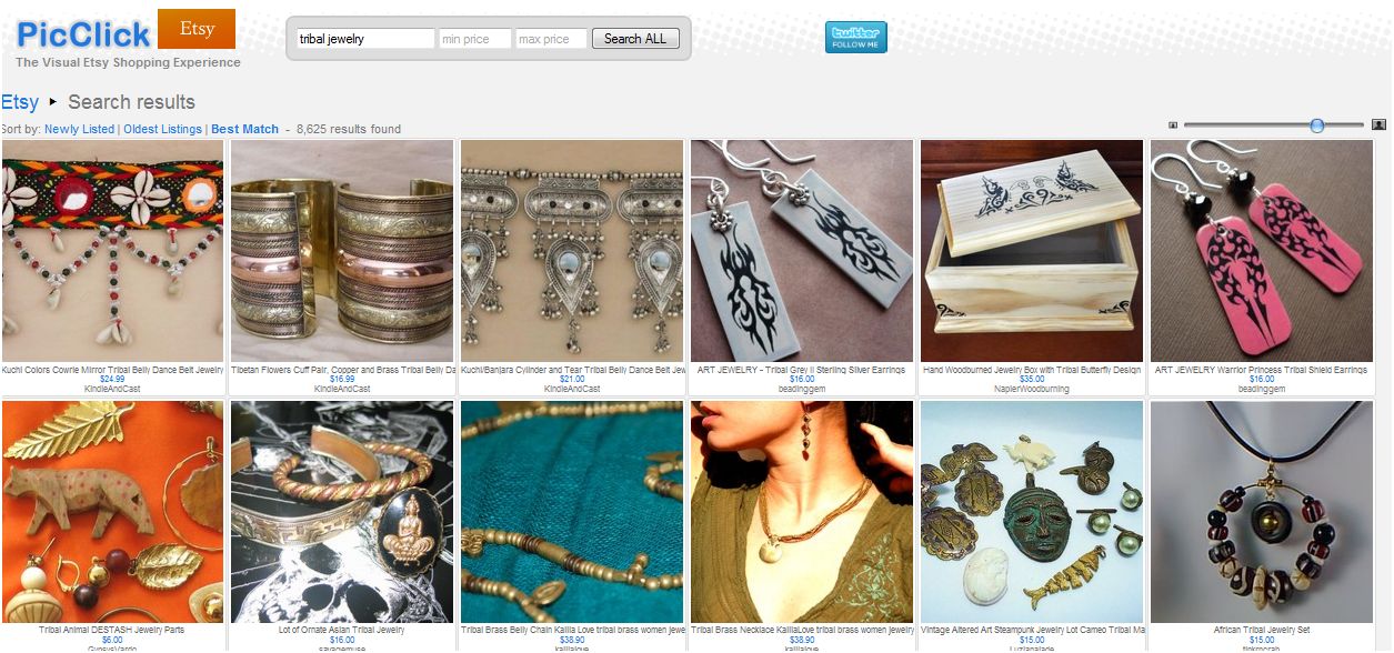 Searching Etsy with PicClick / The Beading Gem