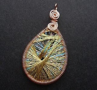 String Art Pendant Tutorial / The Beading Gem