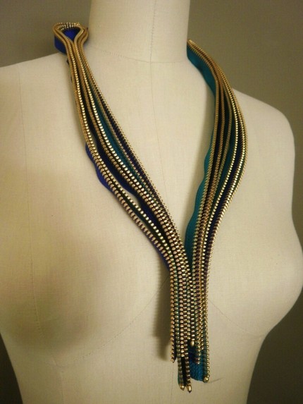 Statement Zipper Jewelry by Catrinel777 / The Beading Gem