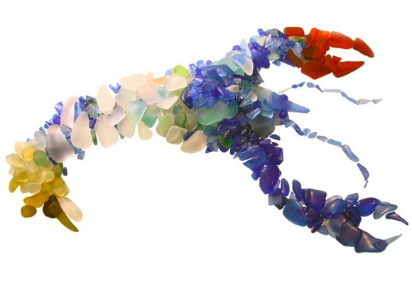 Amazing Sea Glass Sculptures / The Beading Gem