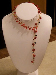 How to Make a Cascading Wire Looped Necklace / The Beading Gem