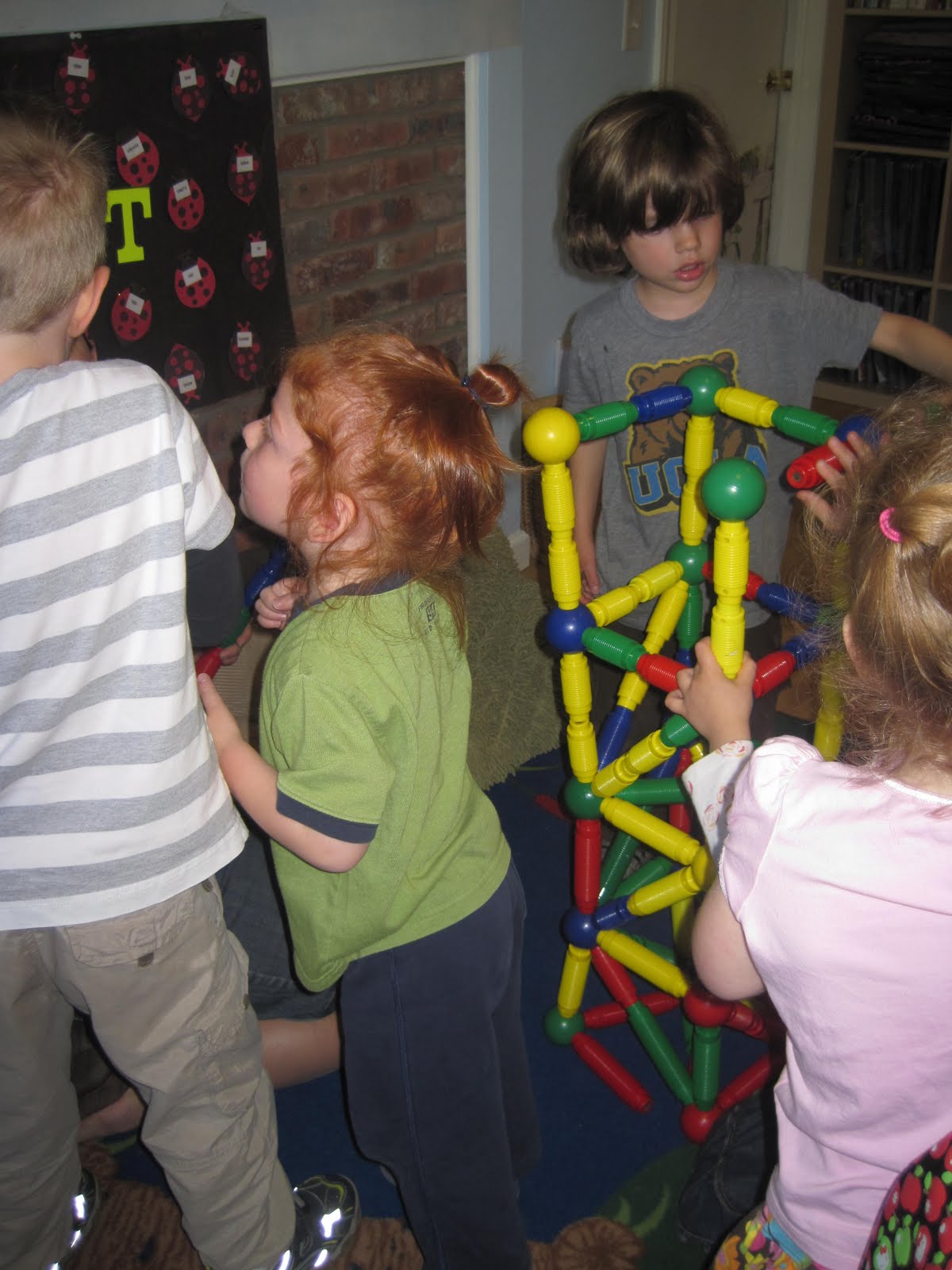 KinderGan Preschool - Pre- K class: Playing a Friendship game!