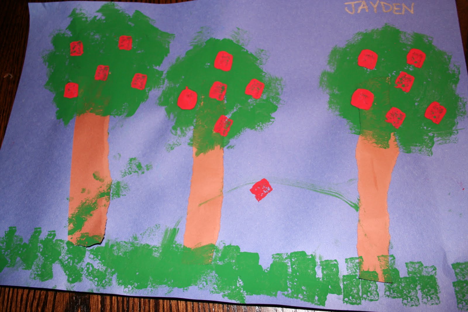 MeadowlarkSchool: Apple Tree Art