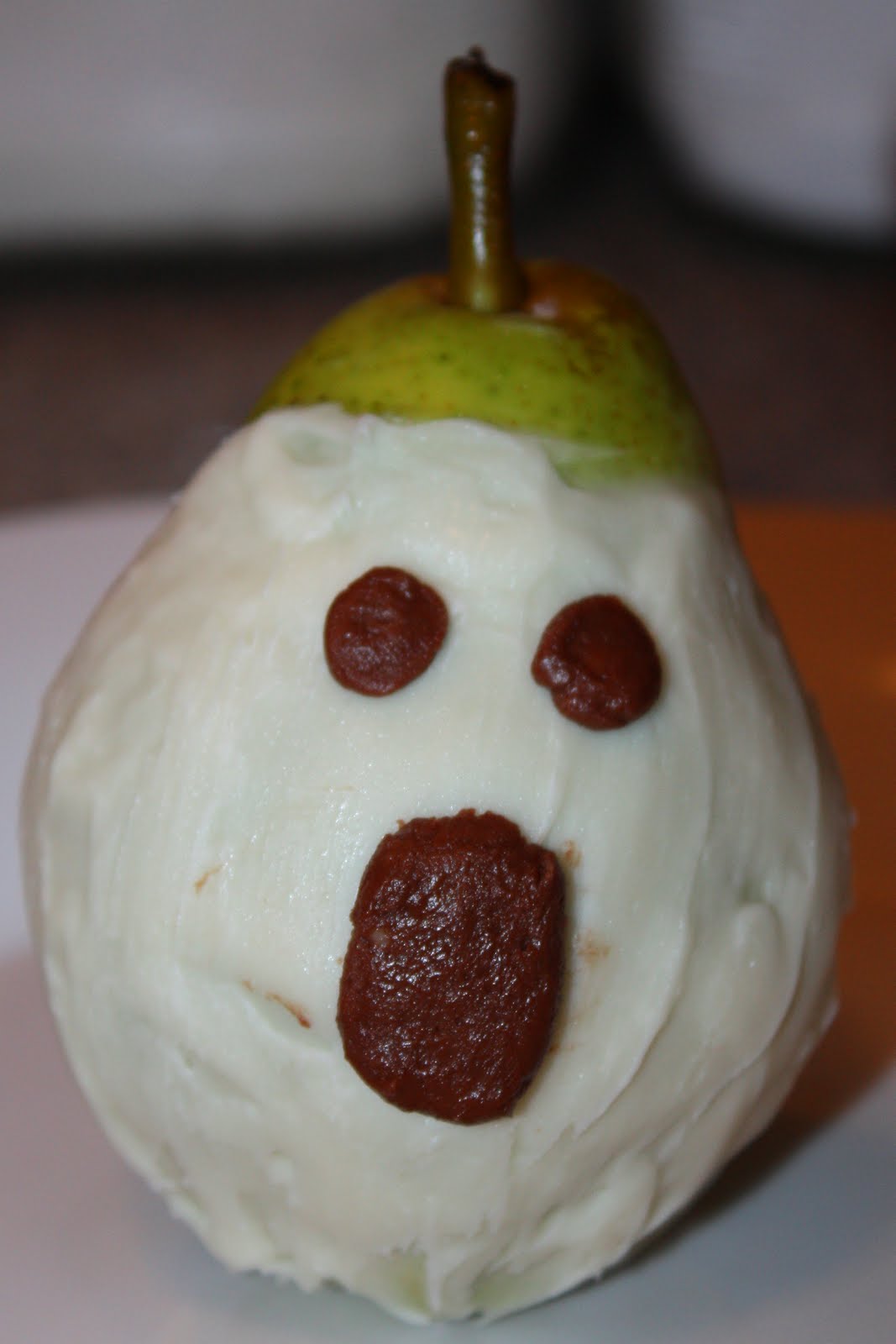 Christy Robbins: Halloween-Ghost: Spooky Fruit