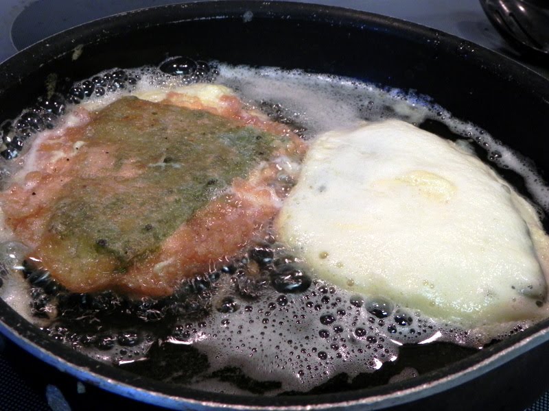 A little bit of this, A little bit of that: Nopale Rellanos (fried Cactus)