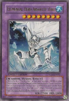 Decks de Yugioh: Deck Elemental Hero Absolute Zero