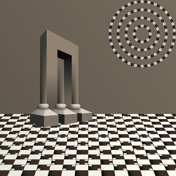 Impossible world site blog: Impossible columnade and optical illusions